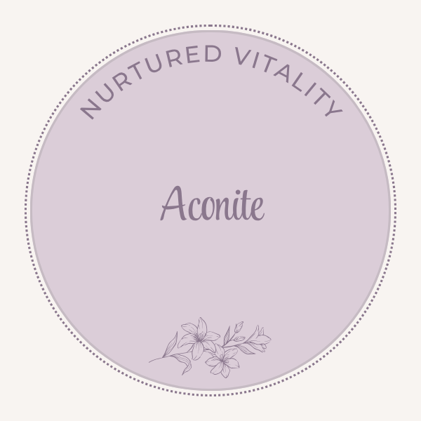 Nurtured Vitality Aconite | Homeopathics