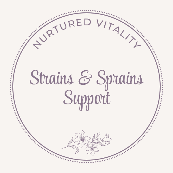 Nurtured Vitality Strains & Sprains Support 30C | Homeopathics